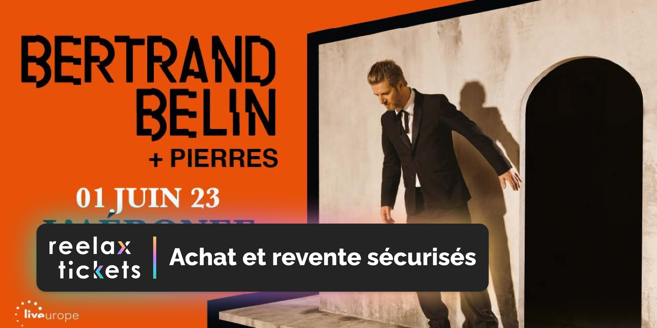 Bertrand Belin + Pierres ∙ L'Aéronef - Achat et revente de billets