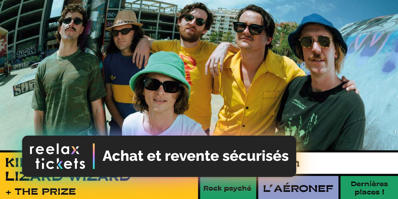 King Gizzard & The Lizard Wizard + The Prize ∙ L'Aéronef - Achat et ...