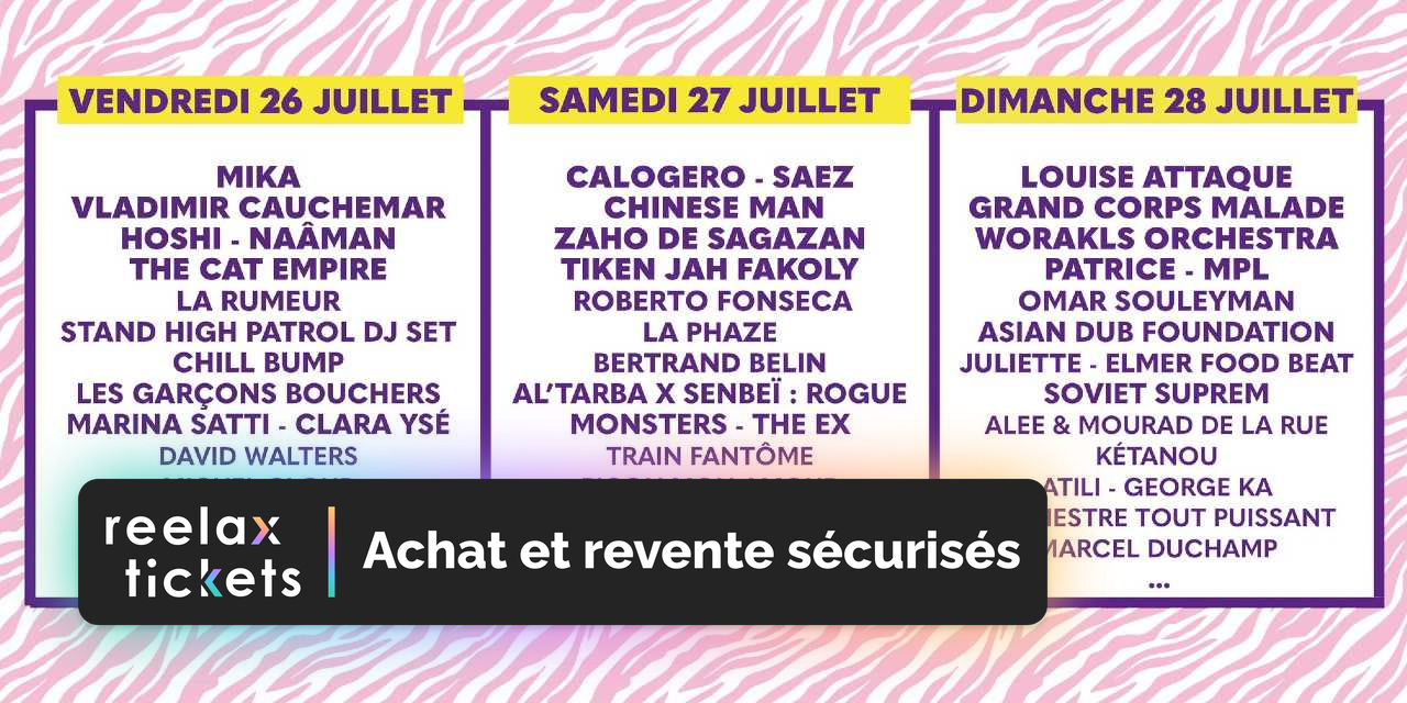 Musicalarue 2024 - Achat et revente de billets