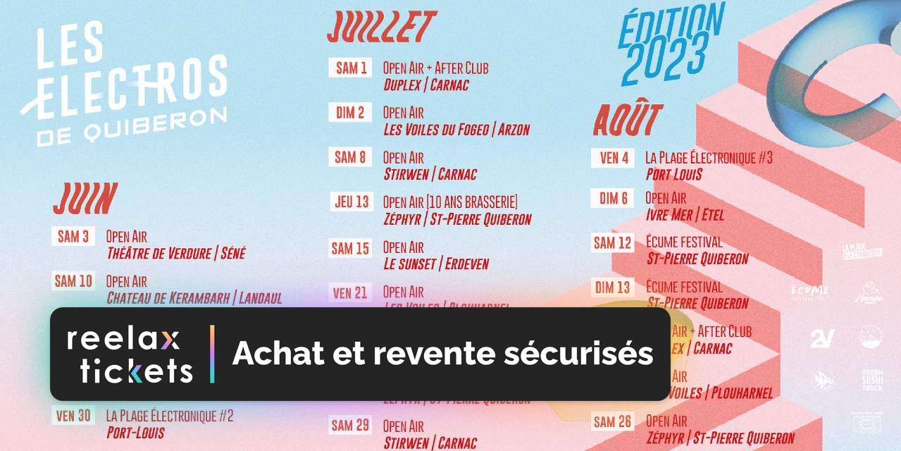 Open Air - Le Sunset Beach Bar - Erdeven - Achat et revente de billets