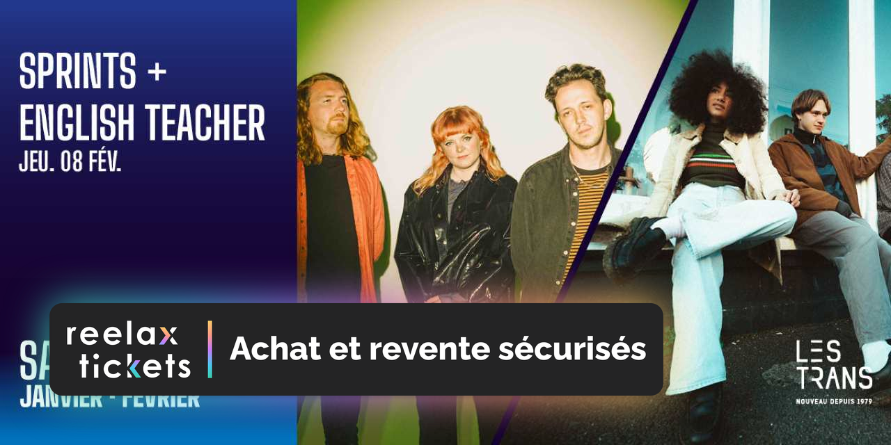 SPRINTS + ENGLISH TEACHER // Ubu - Achat et revente de billets